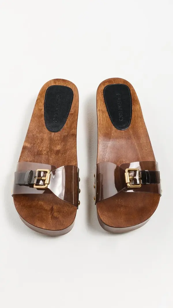 Farm Rio Jelly Clogs - Black