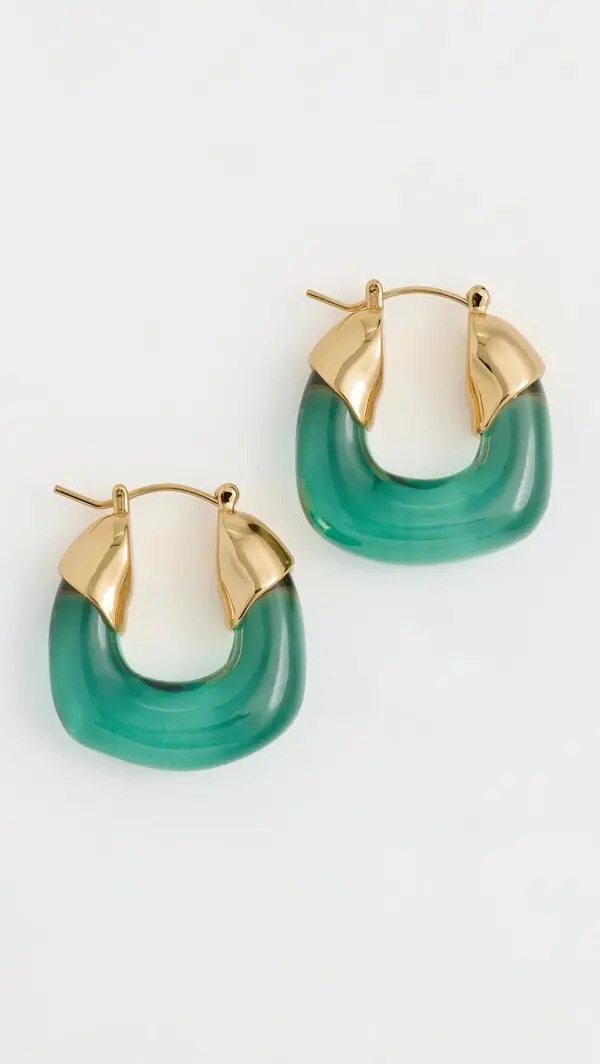 LIZZIE FORTUNATO Mini Organic Hoop Earrings