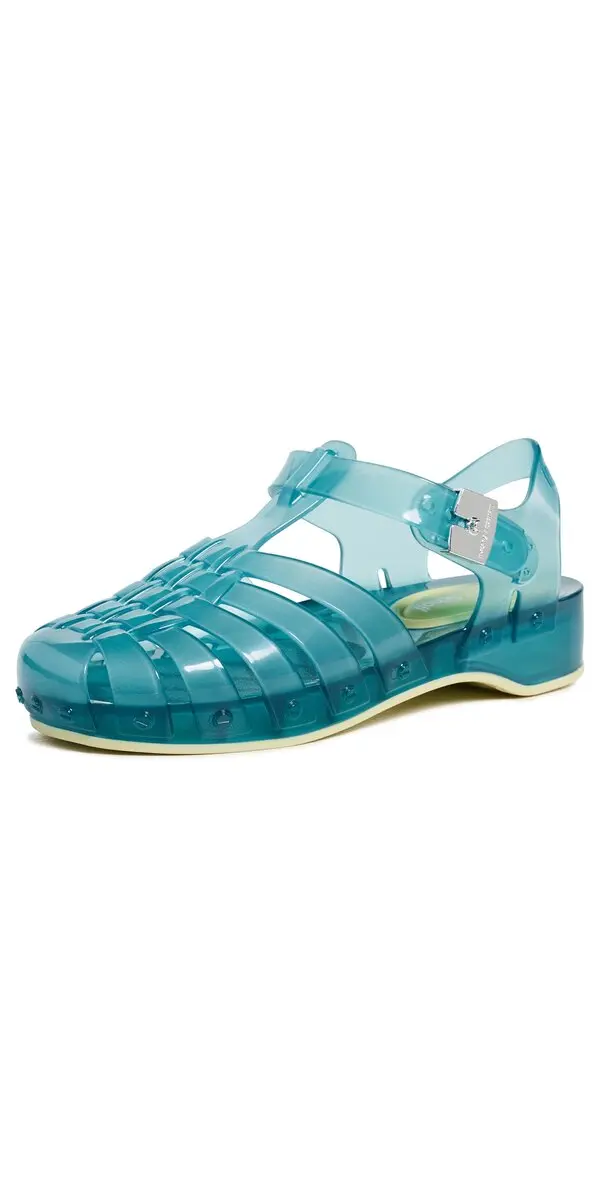 Melissa X Dr. Scholl Possession Pescura Jelly Sandals - Blue