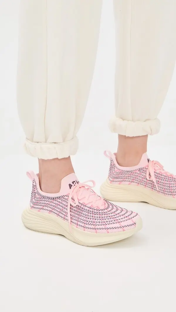 Apl Techloom Zipline Sneakers - Pink/moonscape/pristine