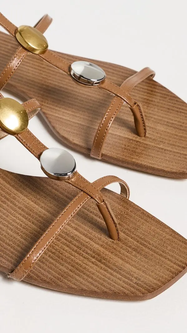 Veronica Beard Alba Embellished Sandals - Hazelwood