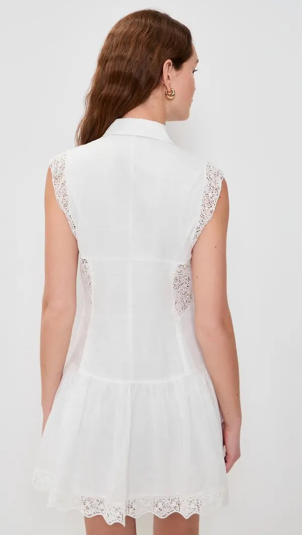 FRAME Embroidered Day Dress