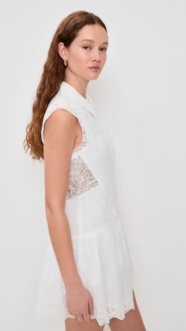 FRAME Embroidered Day Dress