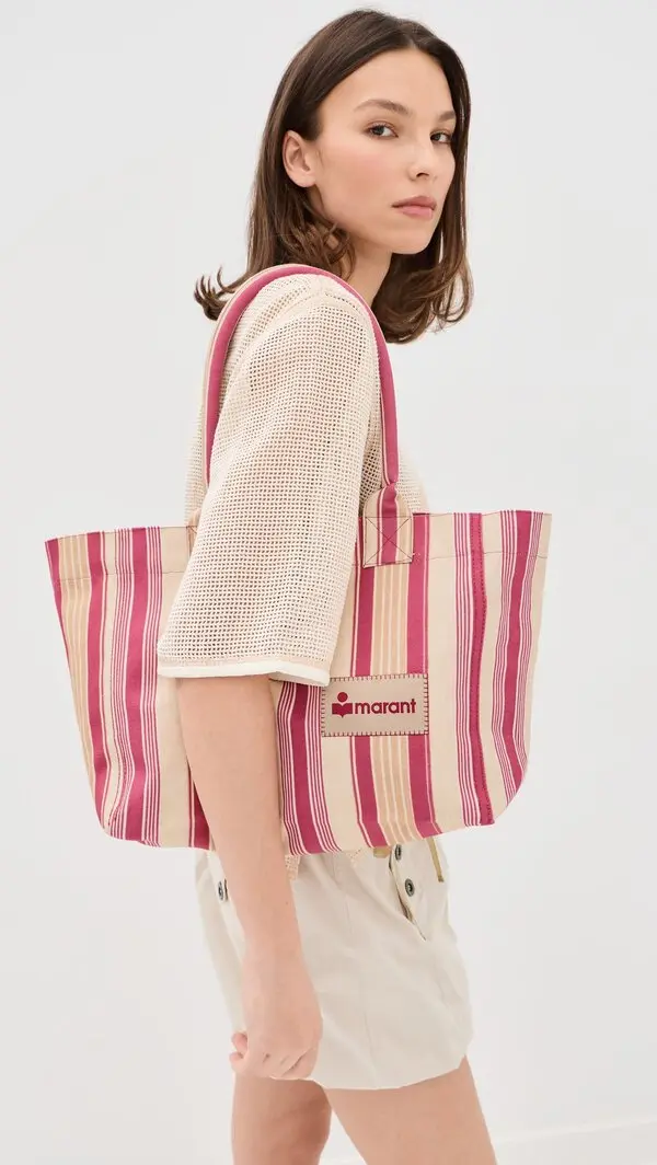 Isabel Marant Étoile Yenky Zipped Tote - Red