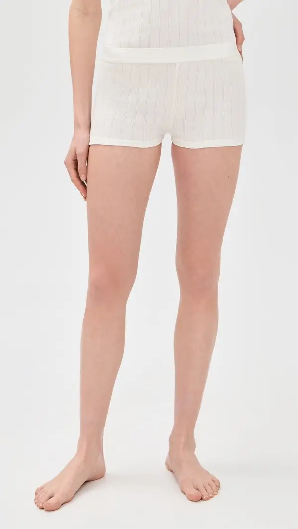 Polo Ralph Lauren Cami Sleep Shorts Set - Egret