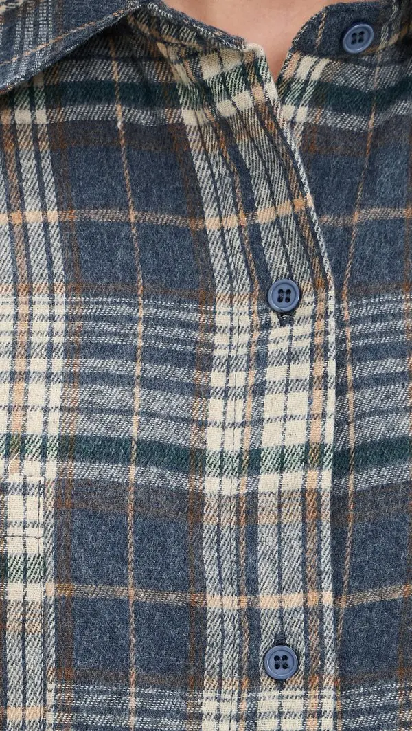 Lioness Plaid Shirt - Ash Plaid