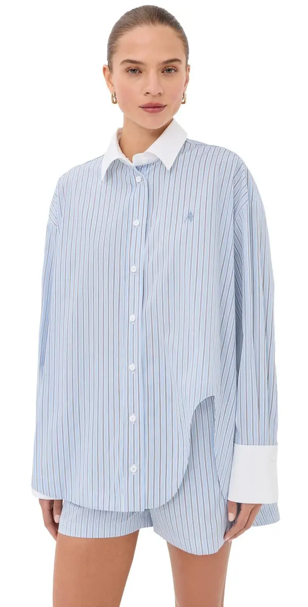 Attico Stripe Button-down Shirt