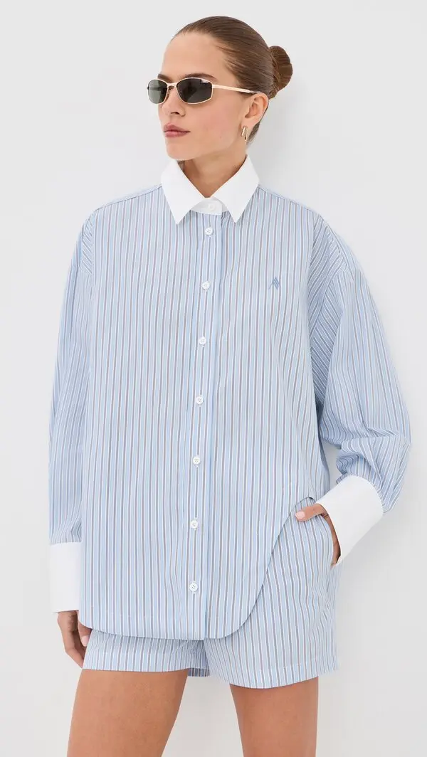 Attico Stripe Button-down Shirt