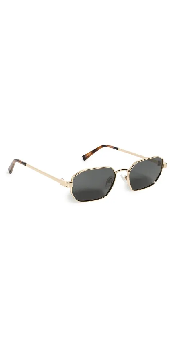 Le Specs Mythic Octagon Sunglasses - Gold