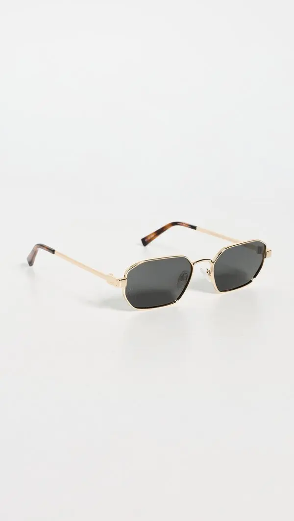 Le Specs Mythic Octagon Sunglasses - Gold