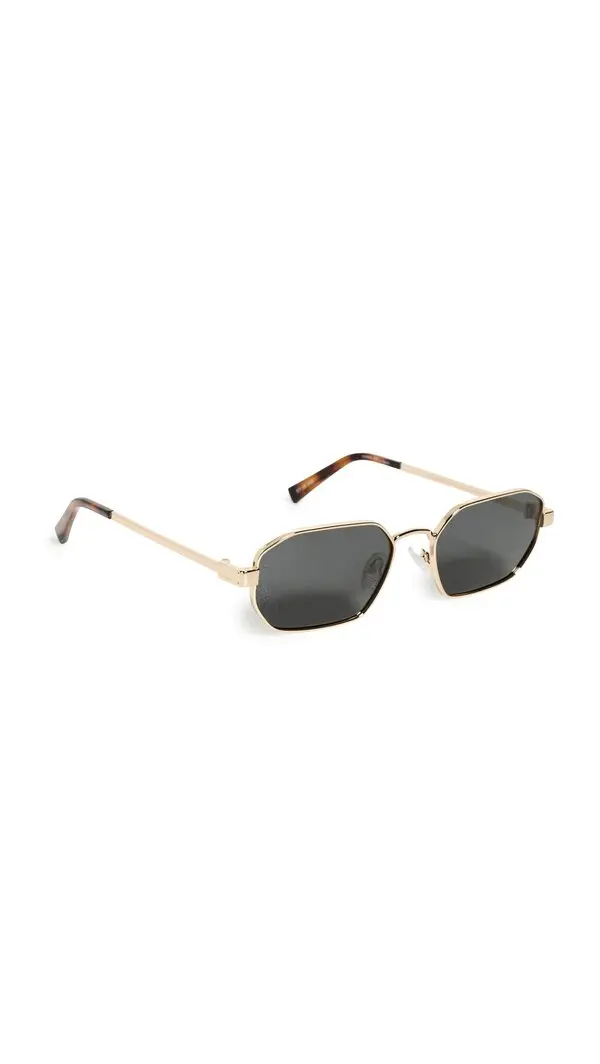 Le Specs Mythic Octagon Sunglasses - Gold