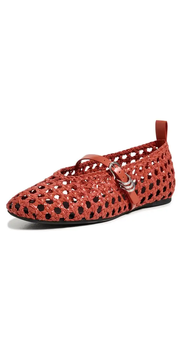 Rag & Bone Spire Mary Jane Flats - Fryrd
