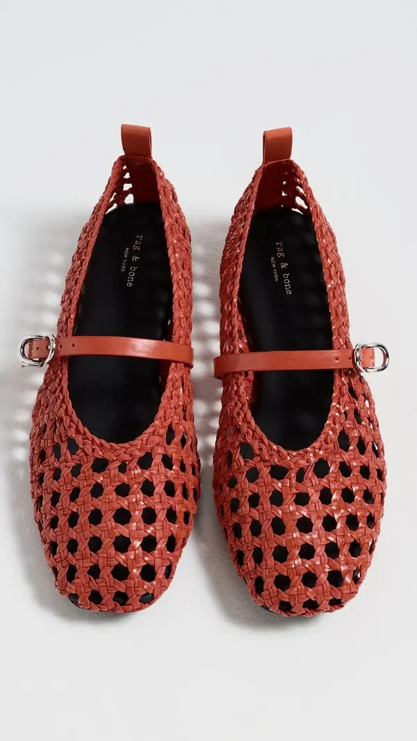 Rag & Bone Spire Mary Jane Flats - Fryrd