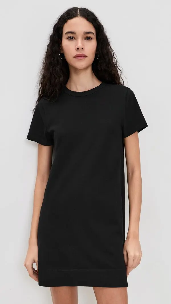 Madewell T-shirt Mini Dress - Jet Black