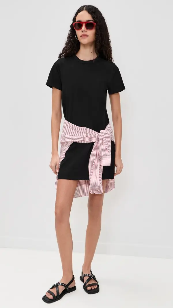 madewell t shirt dresses Crewneck Maxi T-Shirt Dress in Compact Cotton