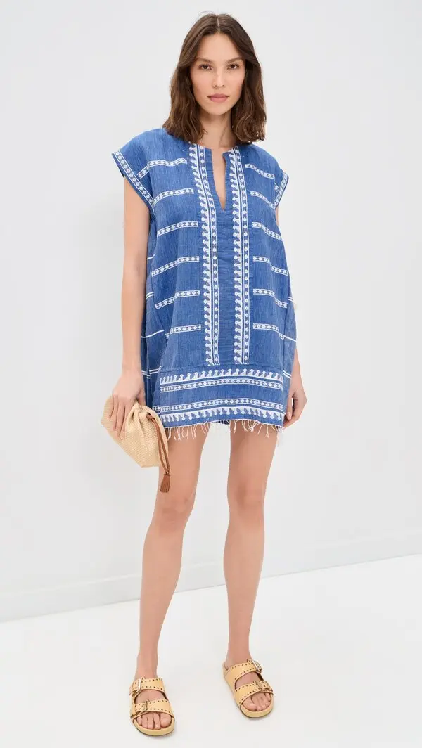 LEMLEM Elina Caftan - Tebibi Blue