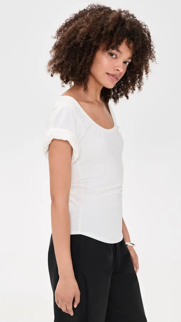 THE LINE BY K Maya Scoop Neck Tee