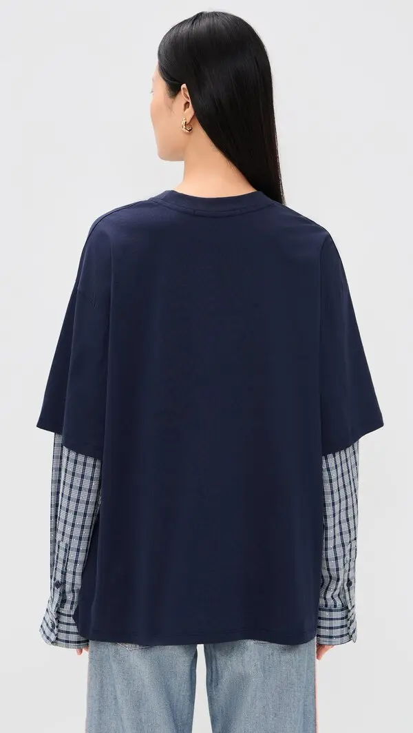 Lioness Bottega Embellished Shirt - Navy