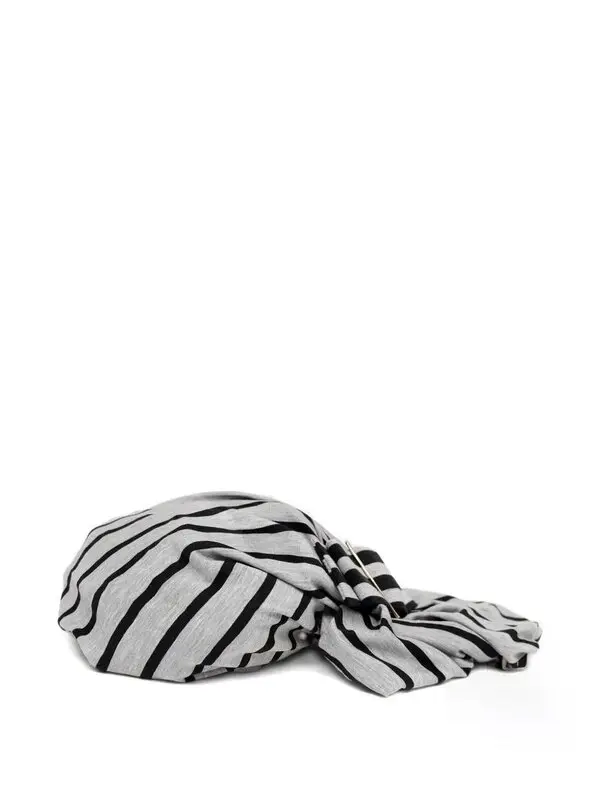 Vaquera Striped Headscarf - Grey