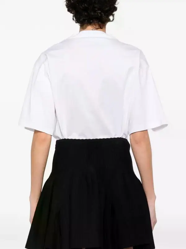 Sandro Mini Knit Godet Skirt
