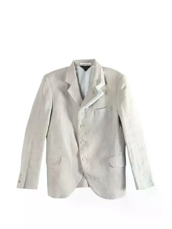 Comme Des Garçons Lace-trimmed Single-breasted Blazer