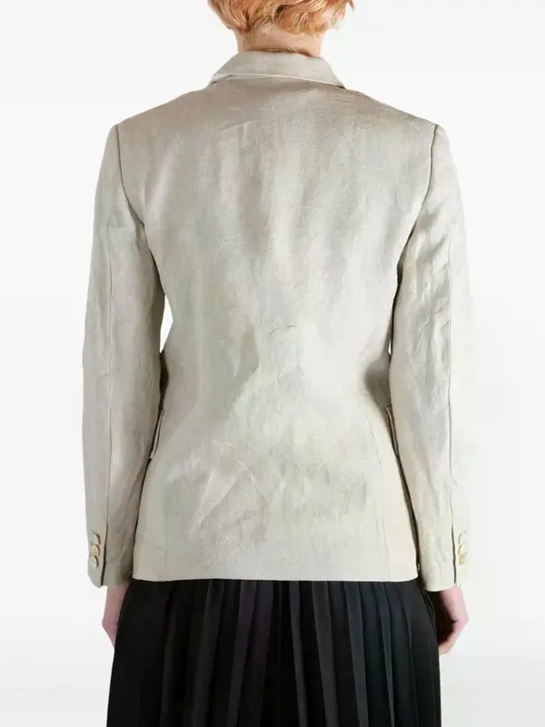 Comme Des Garçons Lace-trimmed Single-breasted Blazer
