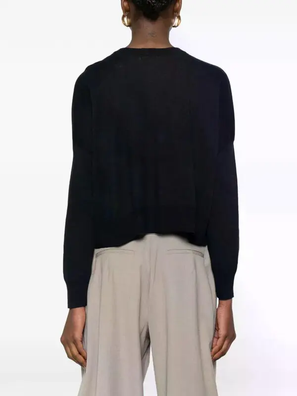 BASE Buttoned Cardigan - Blue