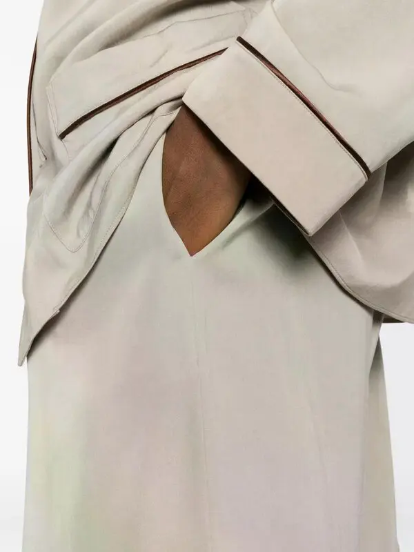 THE ROW Elasticated Trousers - Neutrals