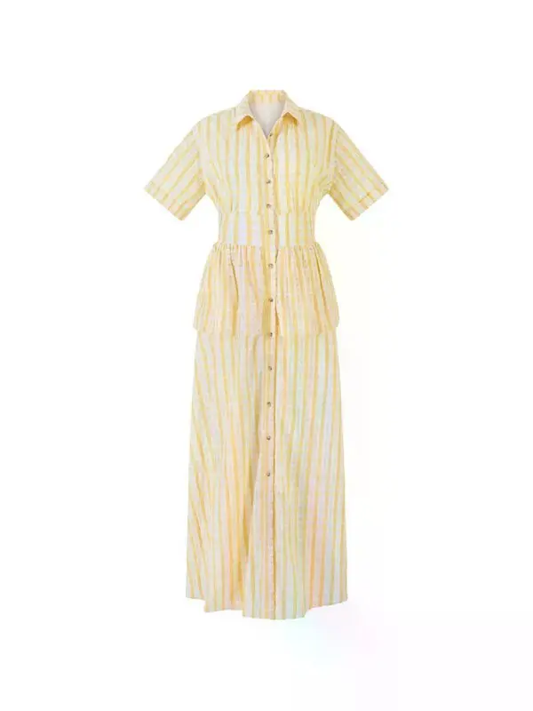 Rosie Assoulin Boogie Woogie Bugle Shirt Dress