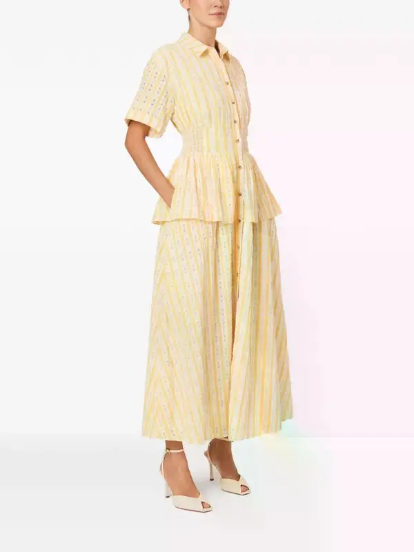 Rosie Assoulin Boogie Woogie Bugle Shirt Dress