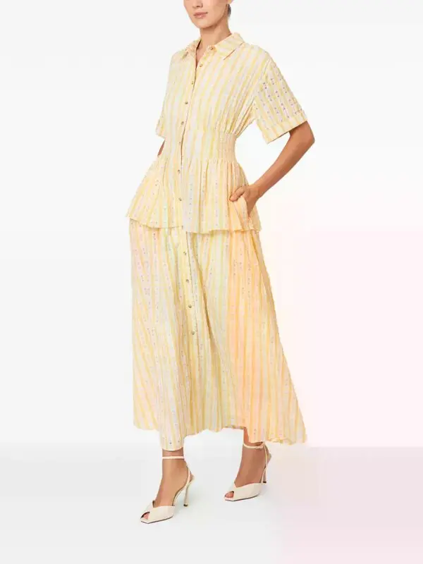 Rosie Assoulin Boogie Woogie Bugle Shirt Dress