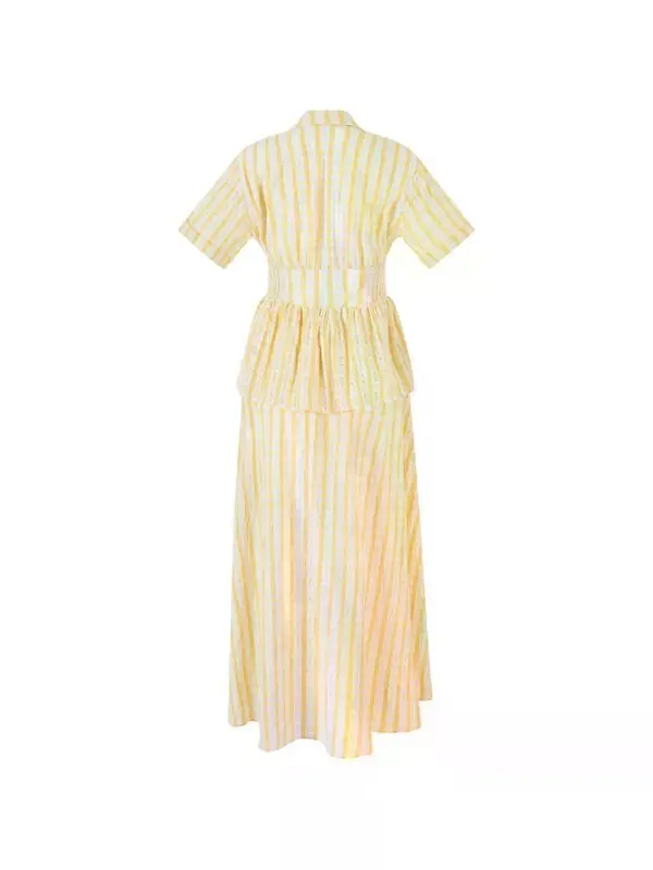 Rosie Assoulin Boogie Woogie Bugle Shirt Dress