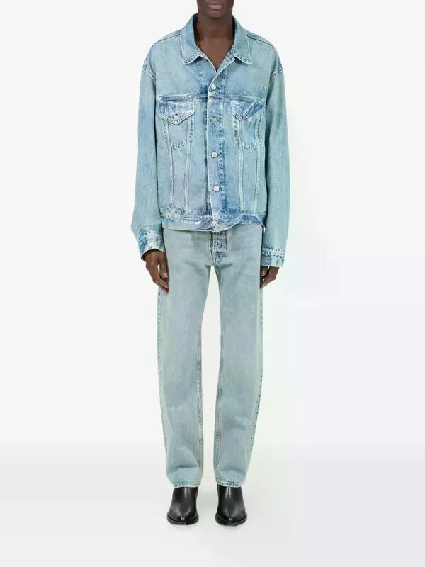 MAISON MARGIELA Buttoned Jacket - Blue