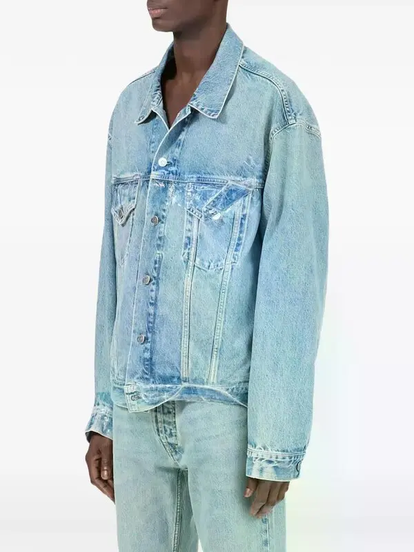 MAISON MARGIELA Buttoned Jacket - Blue