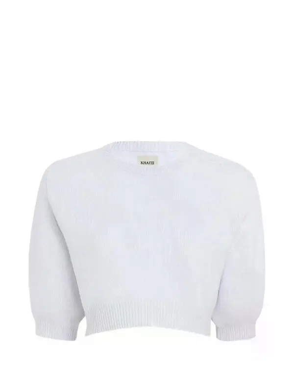 Khaite Short Sleeve Top - Purple
