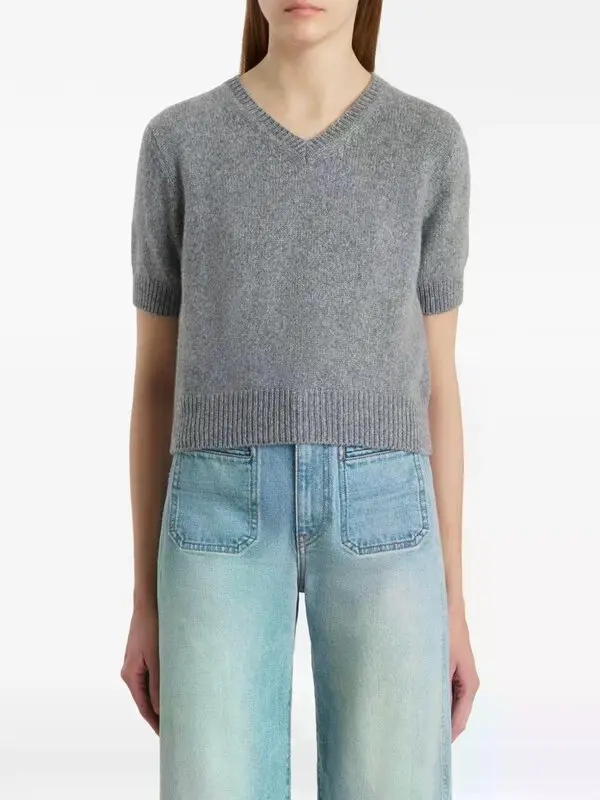 Khaite Jas Cashmere Pullover - Grey