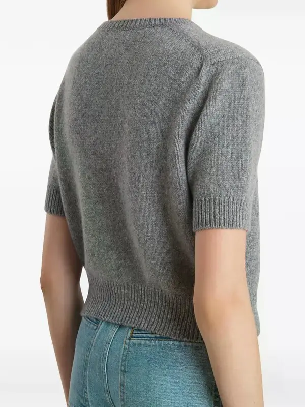 Khaite Jas Cashmere Pullover - Grey