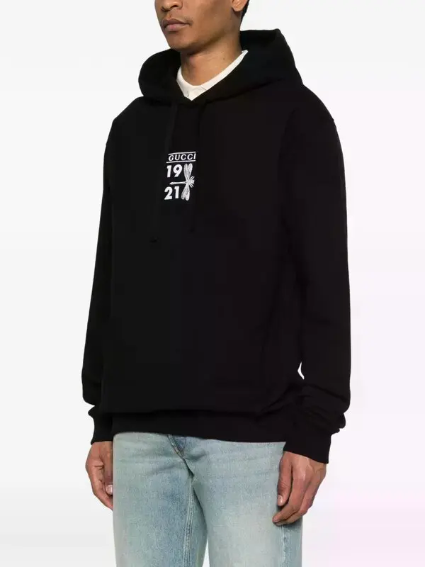 Gucci Graphic Print Hooded Sweatshirt