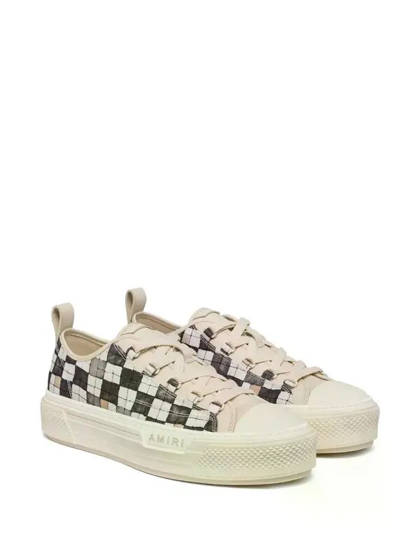 Amiri Checkered Low Top Sneakers