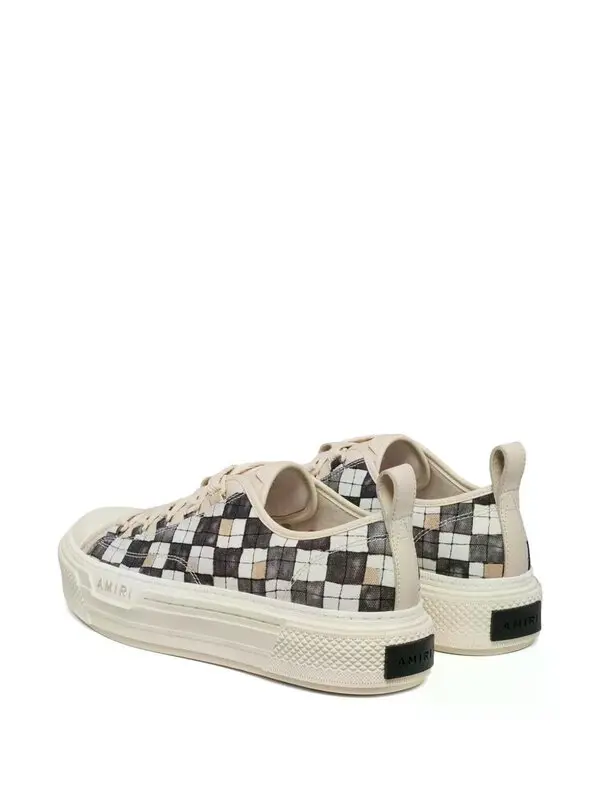 Amiri Checkered Low Top Sneakers