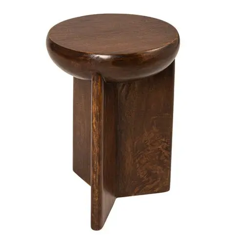 OLIVE GROVE Semi-sphere Accent Table With Solid Legs