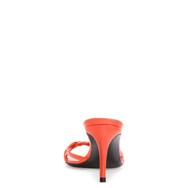 GIUSEPPE ZANOTTI Intriigo Braid 70 Mules - Coral