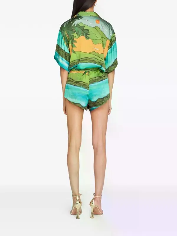 DONDE ESTEBAN Magdalena Printed Shorts