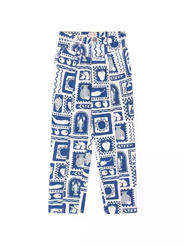 FAVORITE PEOPLE Positano Printed Trousers