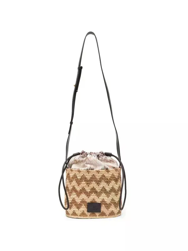 Missoni Zig-zag Top Handle Bucket Bag