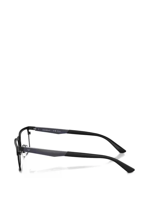 Emporio Armani Rectangle-frame Eyeglasses - Black
