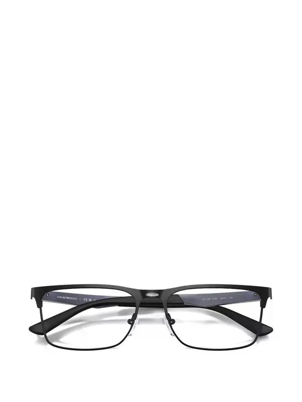 Emporio Armani Rectangle-frame Eyeglasses - Black