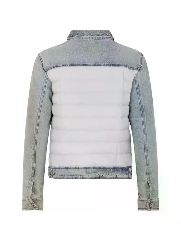 MOORER Paneled Denim Jacket