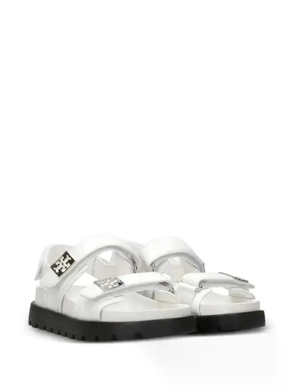 Tory Burch Logo-detail Sandals - White