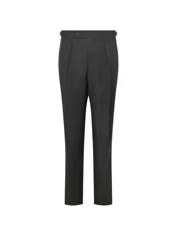 FRANZESE COLLECTION Pleated Trousers With Buckle Detail